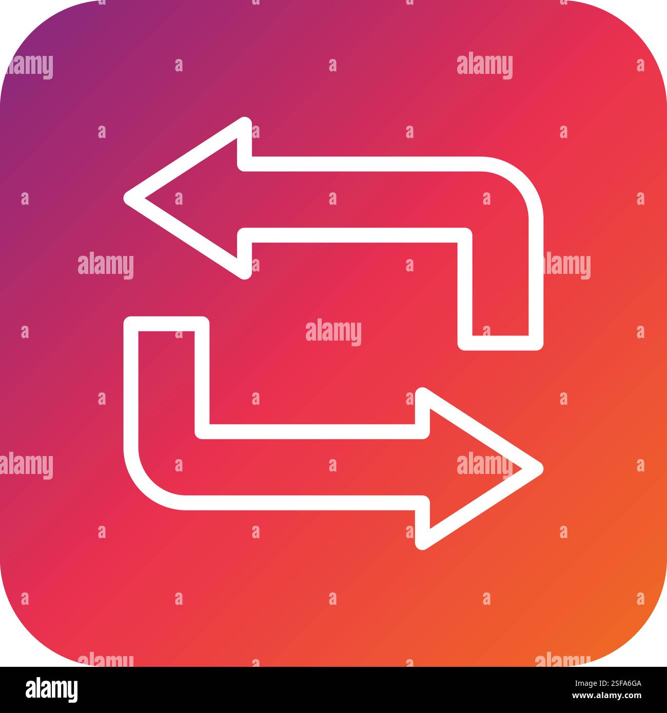 Repeat flat color ui Stock Vector Images - Alamy