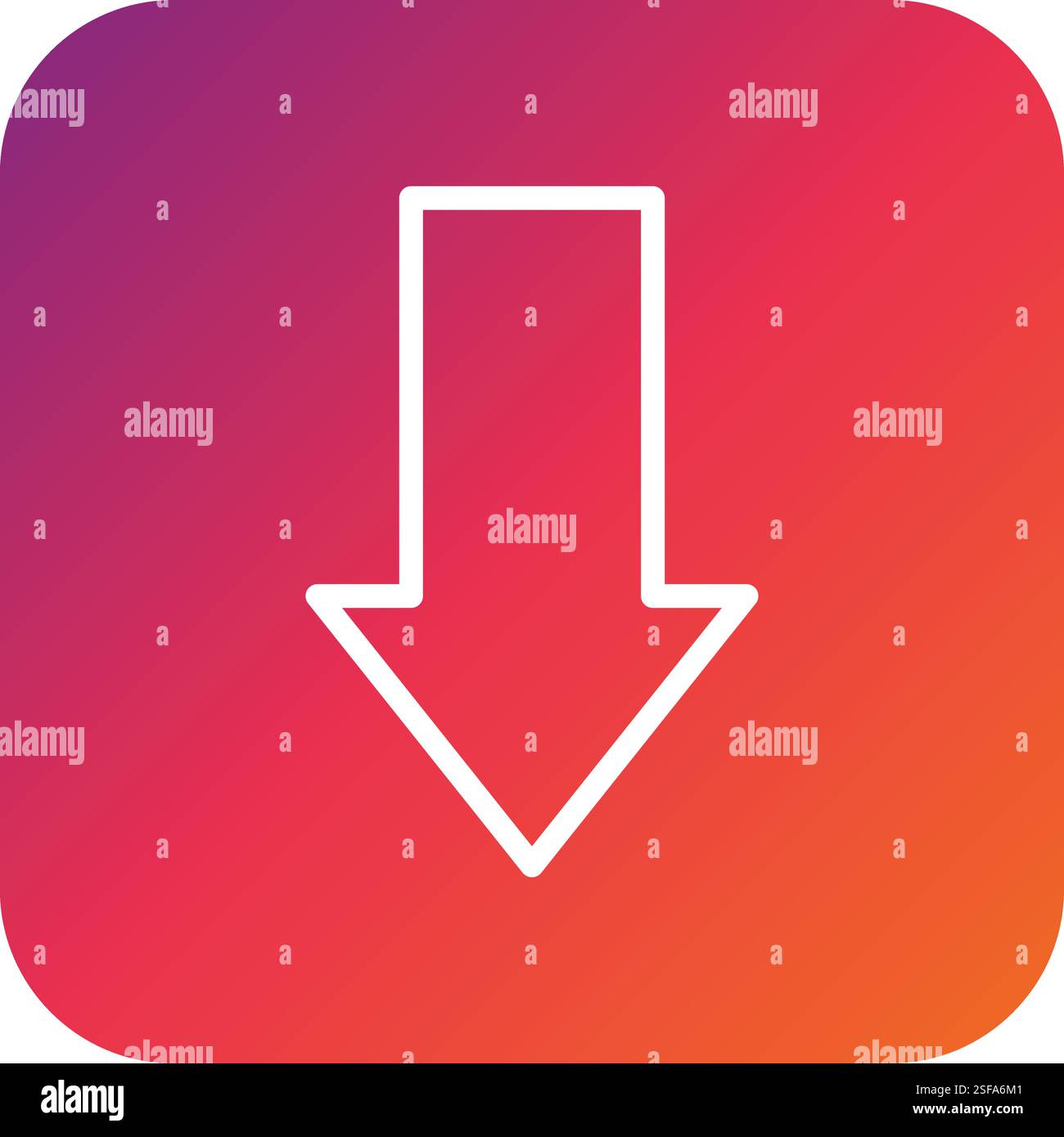 Down arrow Vector Icon Design Illustration Stock Vector Image & Art - Alamy