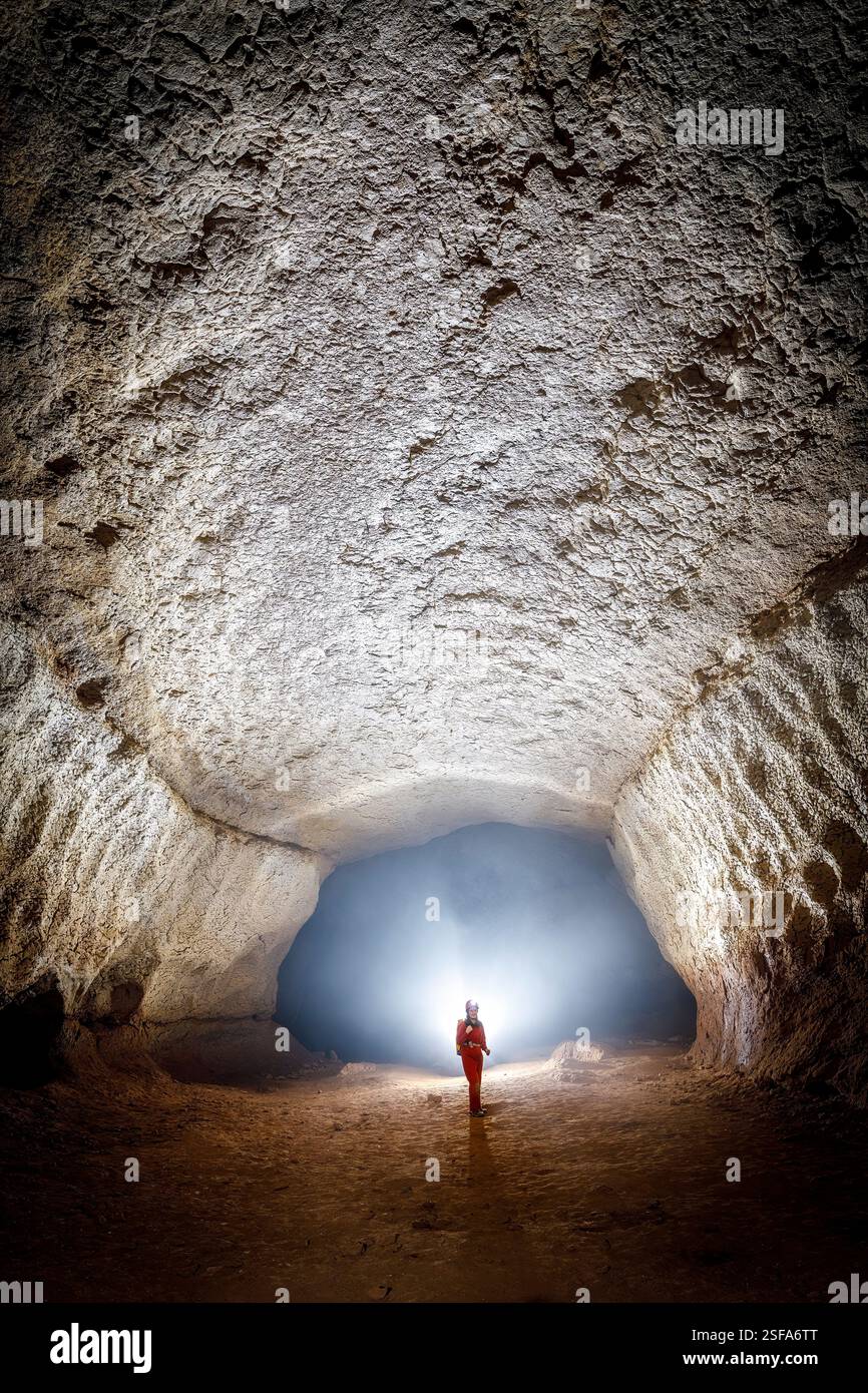 Cave in the Ardeche, France Stock Photo - Alamy