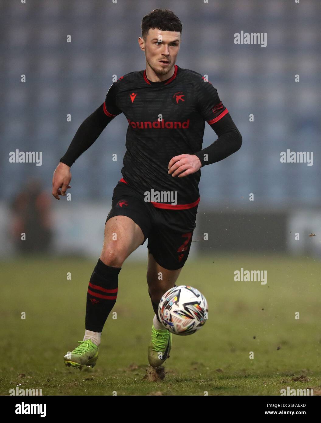Walsall's Connor Barrett during the Sky Bet League Two match at the ...