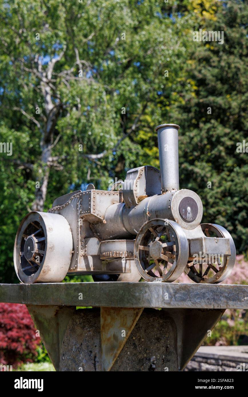 Model of steam engine, a Burrell Showmans Road Locomotive, Bailey Park ...