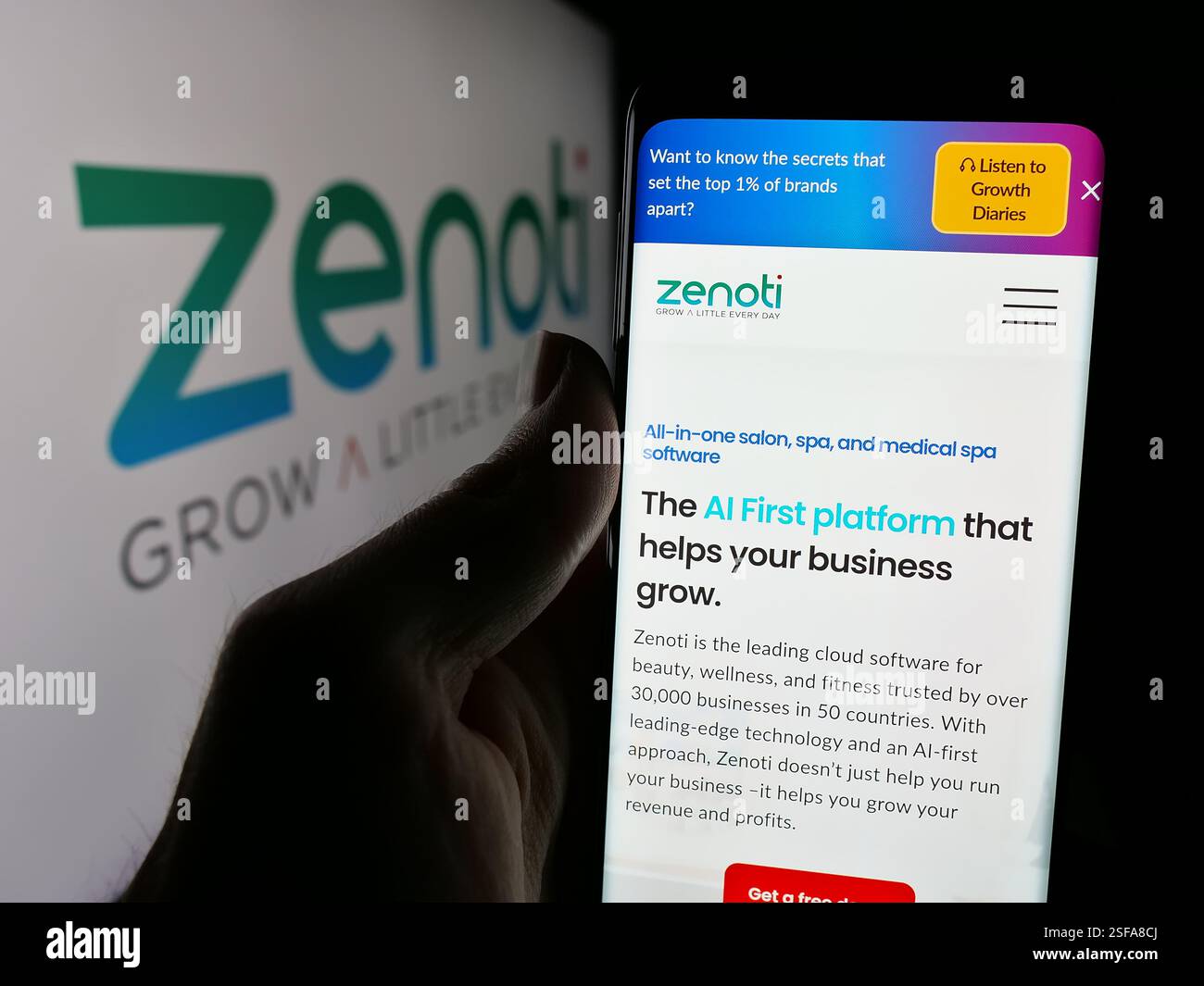 Zenoti logo hi-res stock photography and images - Alamy