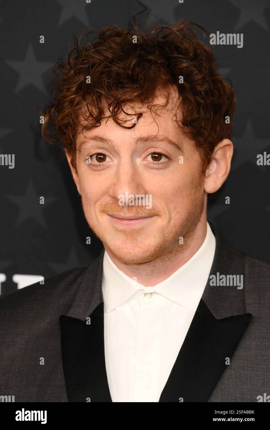SANTA MONICA, CALIFORNIA - FEBRUARY 07: Ethan Slater attends the 30th Annual Critics Choice ...