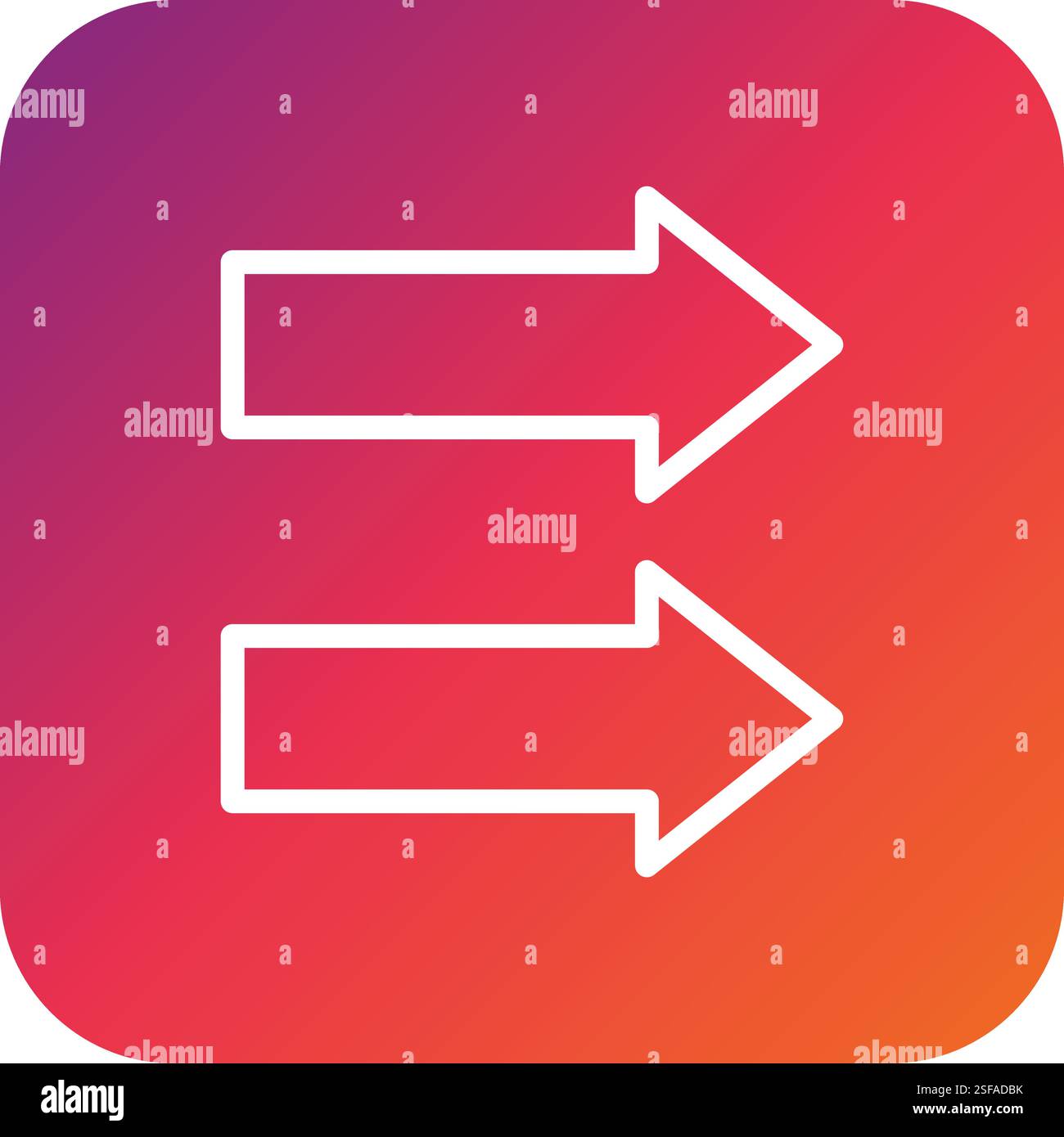 Double arrow Vector Icon Design Illustration Stock Vector Image & Art ...