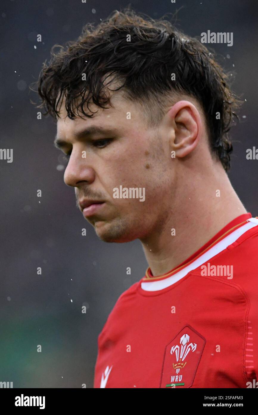 Tom Rogers of Wales during 6 Nations match Italy v Wales,Olimpic ...