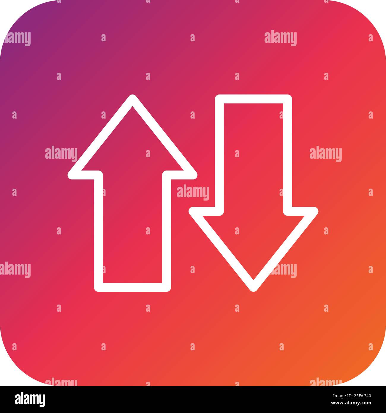 Vertical Vector Icon Design Illustration Stock Vector Image & Art - Alamy