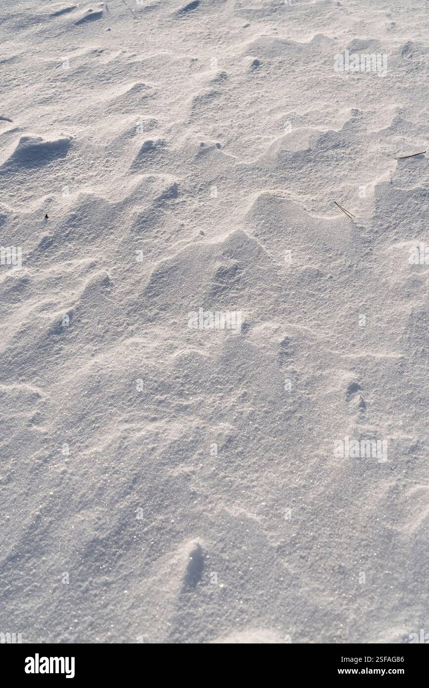 Shapes, textures, patterns created by snow and wind Stock Photo - Alamy