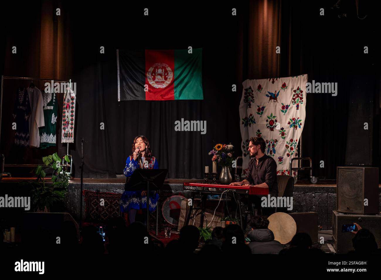 Albertslund, Denmark. 08th, February 2025. The Afghan singer and ...