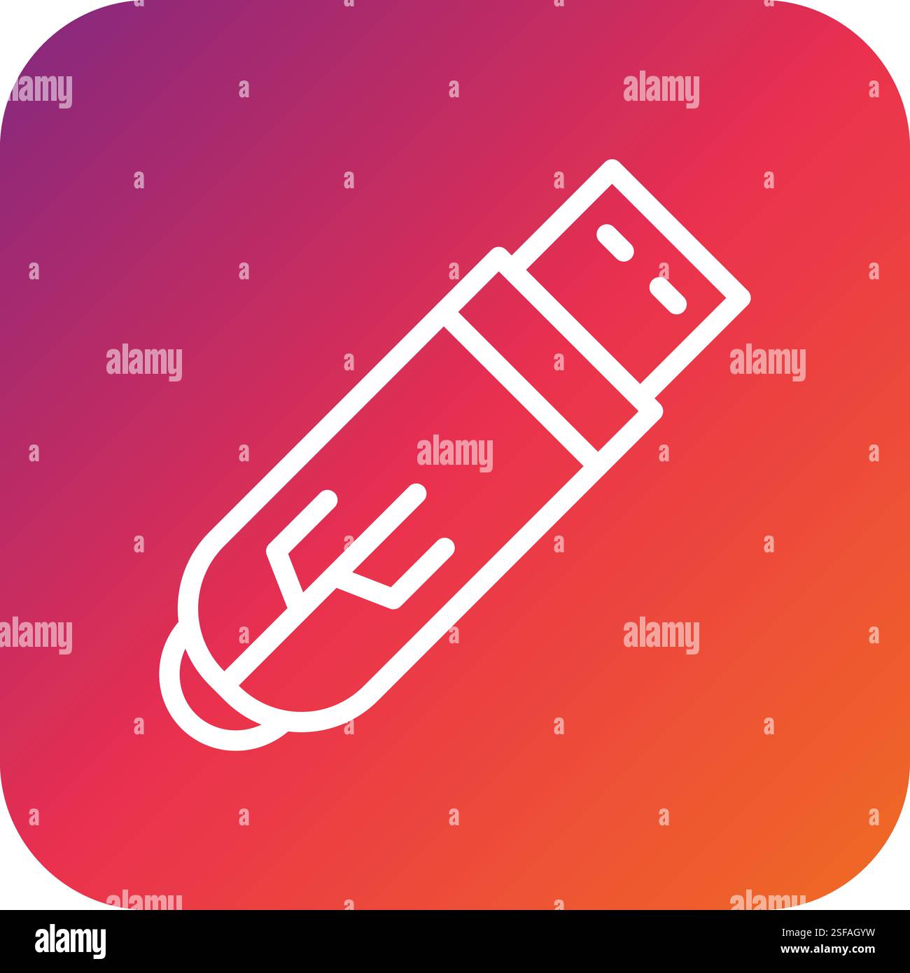 Pen drive Vector Icon Design Illustration Stock Vector Image & Art - Alamy