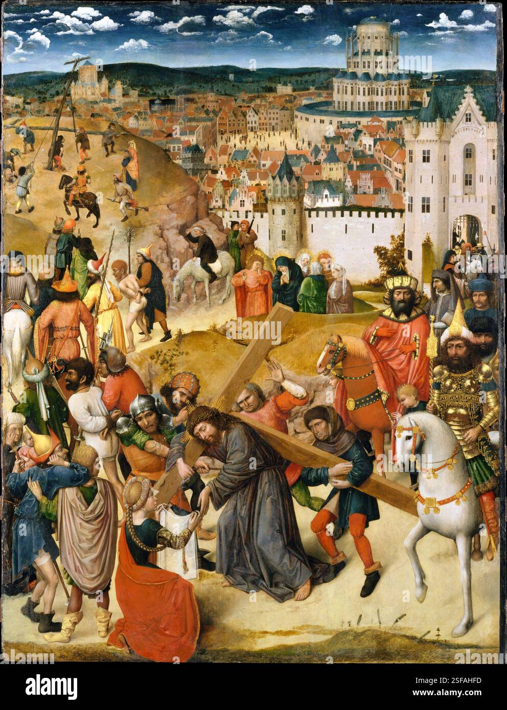 Christ Bearing the Cross North Netherlandish (Bruges) Painer ...