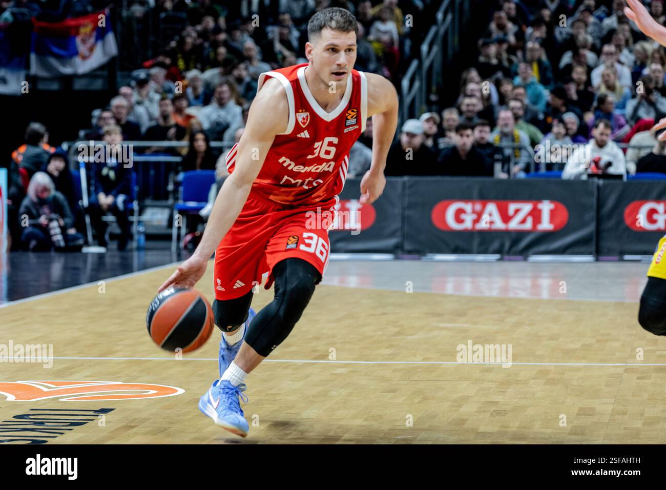 Berlin, Germany. 06th Feb, 2025. Nemanja Nedovic of Crvena Zvezda ...