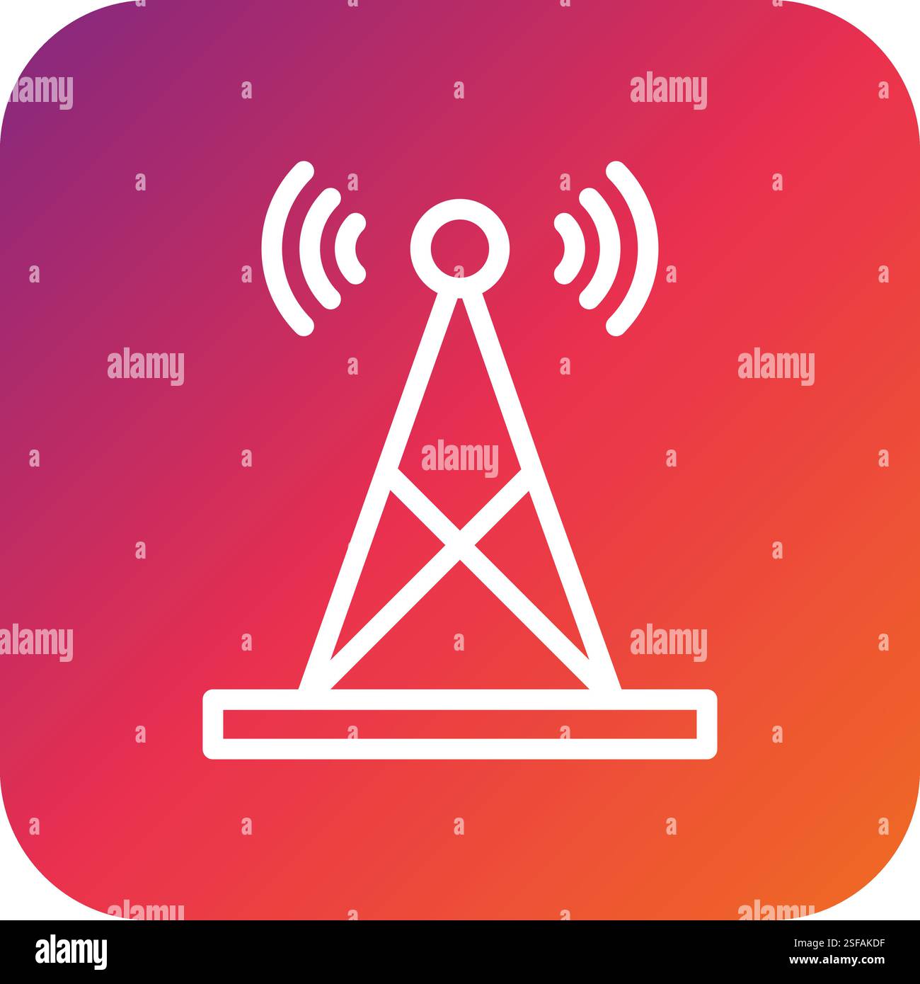 Signal icon minimal creative Stock Vector Images - Alamy