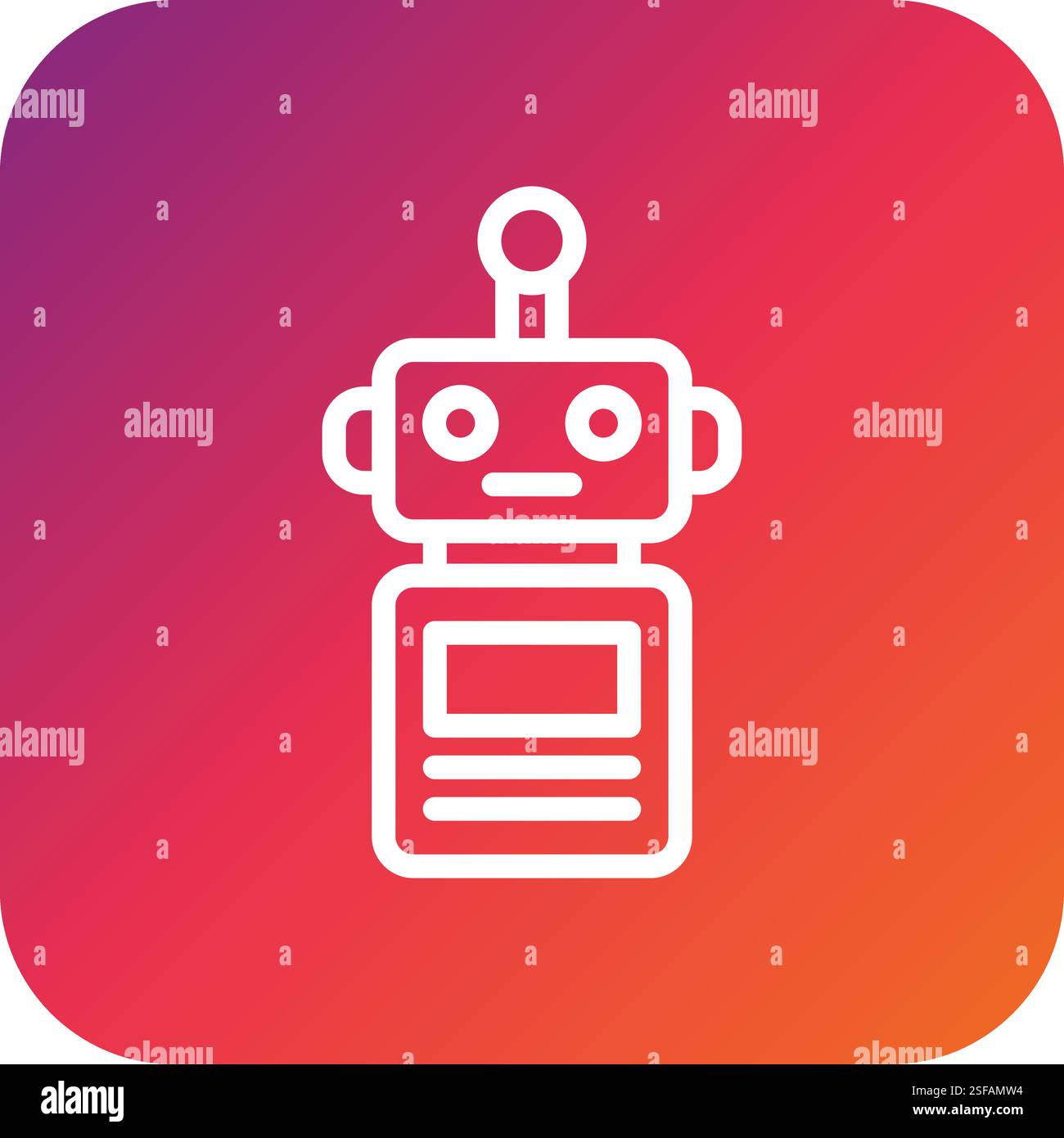 Robotics vector line design hi-res stock photography and images - Alamy