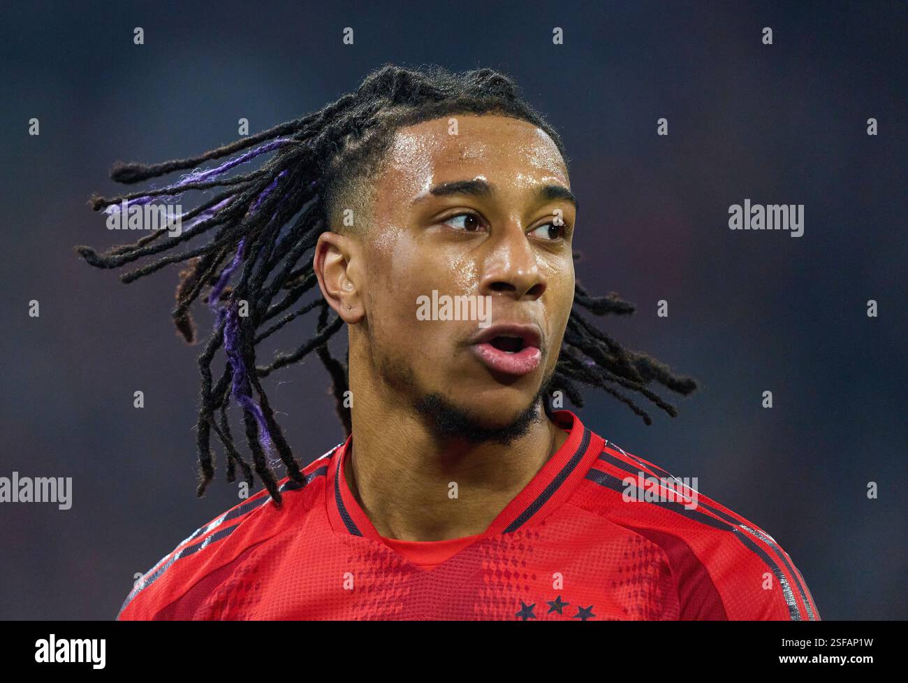 Michael Olise (FCB 17) in the match FC BAYERN MUENCHEN - SV WERDER ...