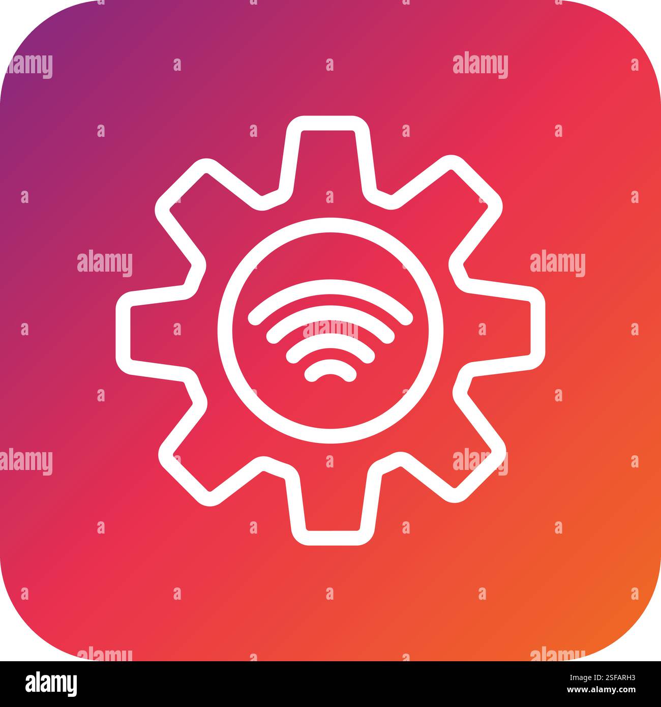 Gear Vector Icon Design Illustration Stock Vector Image & Art - Alamy