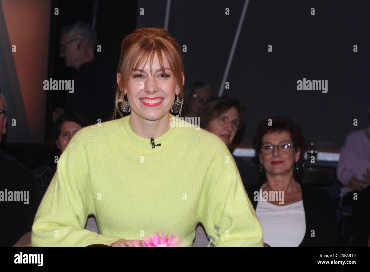 Eva Schulz bei der Aufzeichnung der NDR Talk Show im NDR Fernsehstudio Lokstedt. Hamburg, 07.02. ...