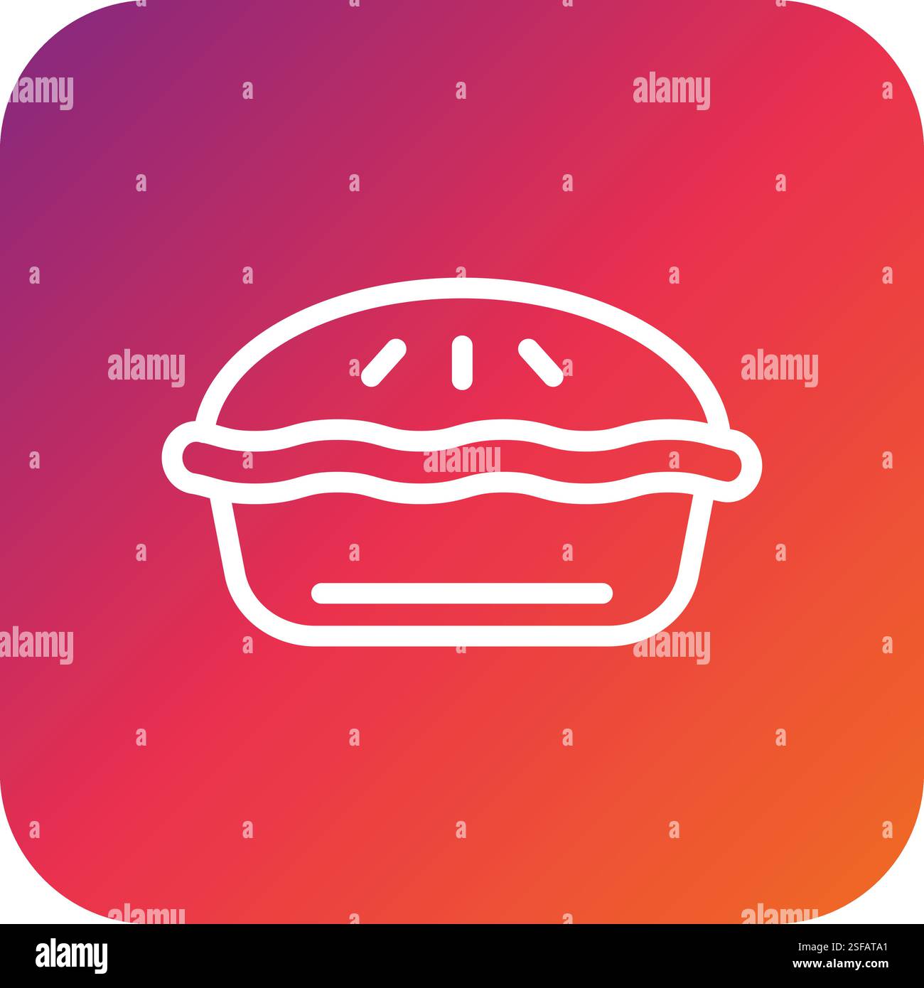 Baking pie line icon Stock Vector Images - Alamy