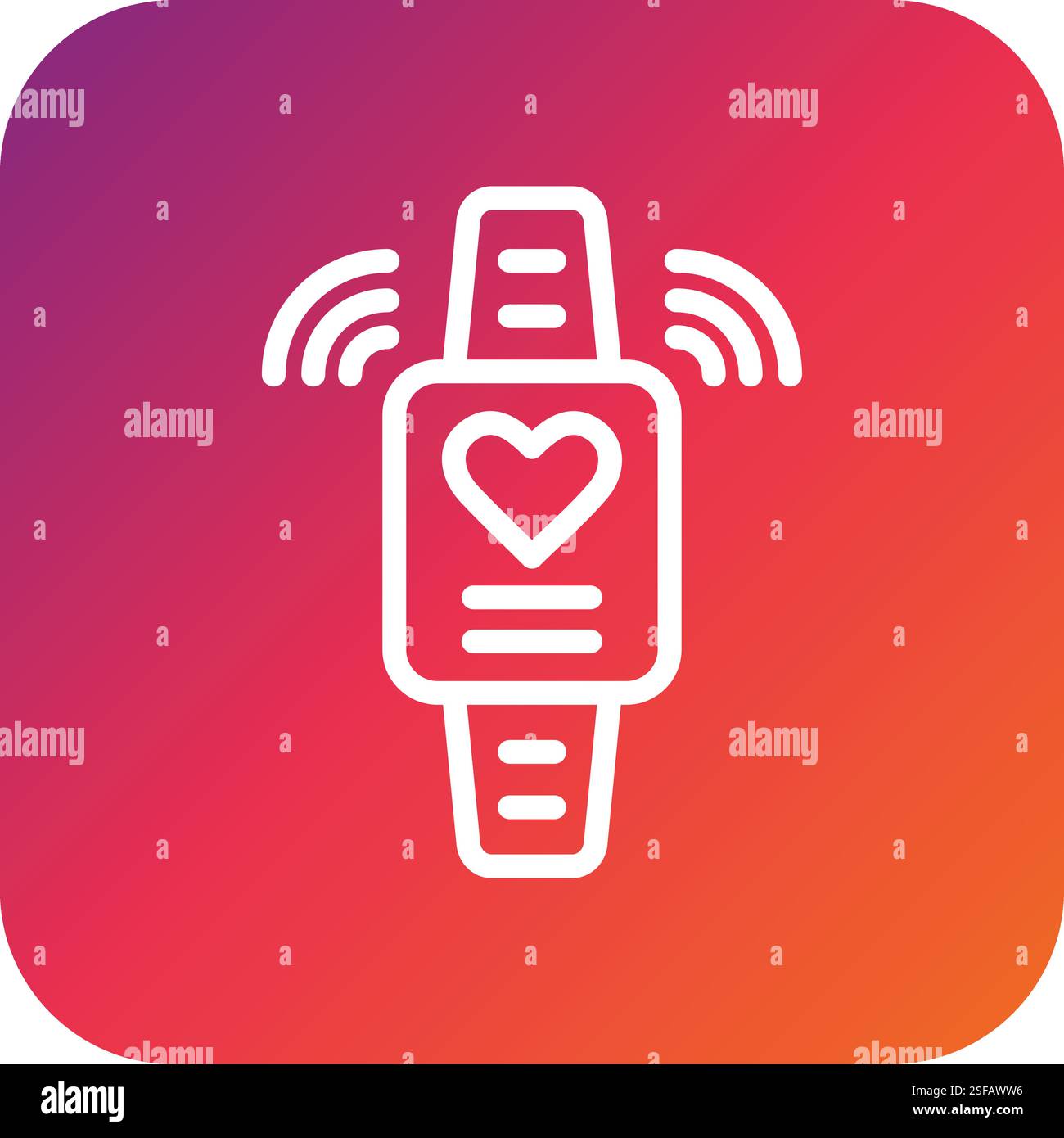 Smartwatch Vector Icon Design Illustration Stock Vector Image & Art - Alamy