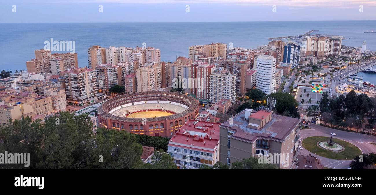 Malaga, Spain - 23rd February 2023: Stunning panoramic view showcasing ...
