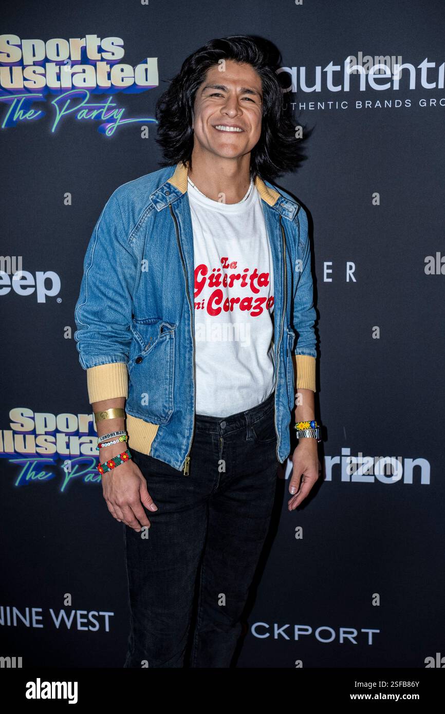 Cristo Fernandez attends the Sports Illustrated Super Bowl party on ...