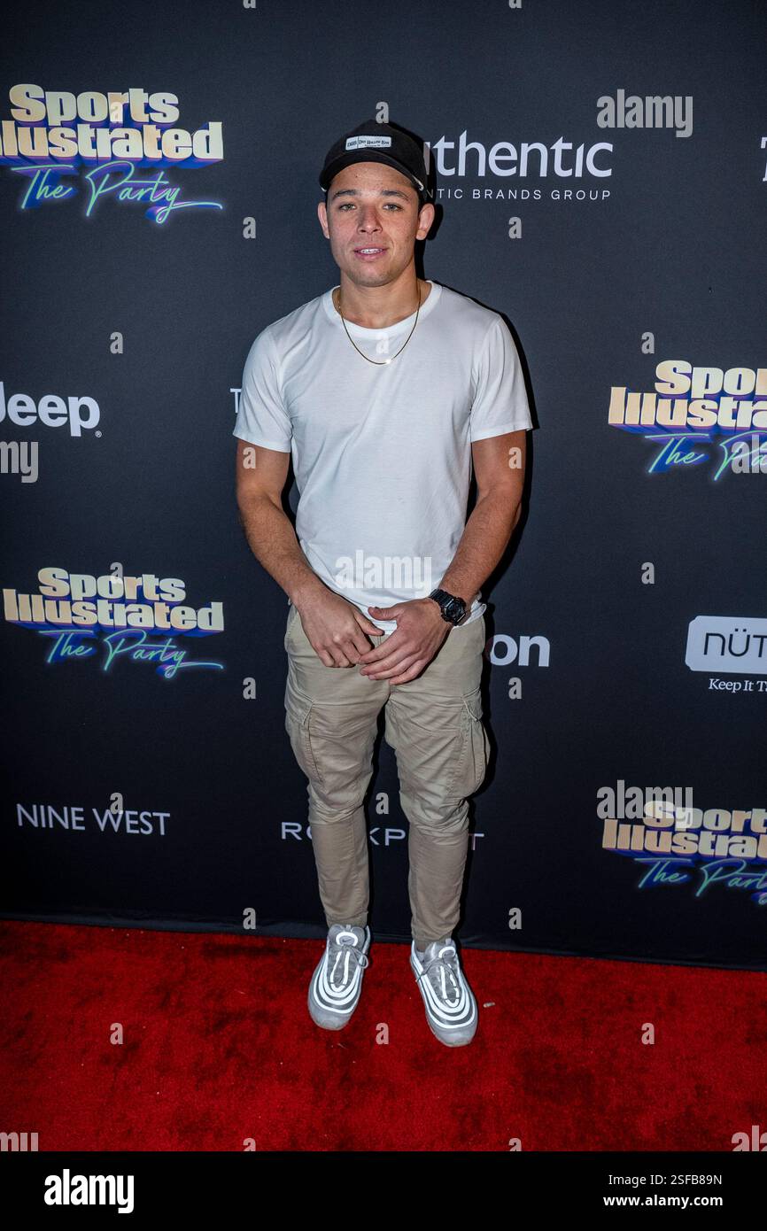 Anthony Ramas attends the Sports Illustrated Super Bowl party on ...