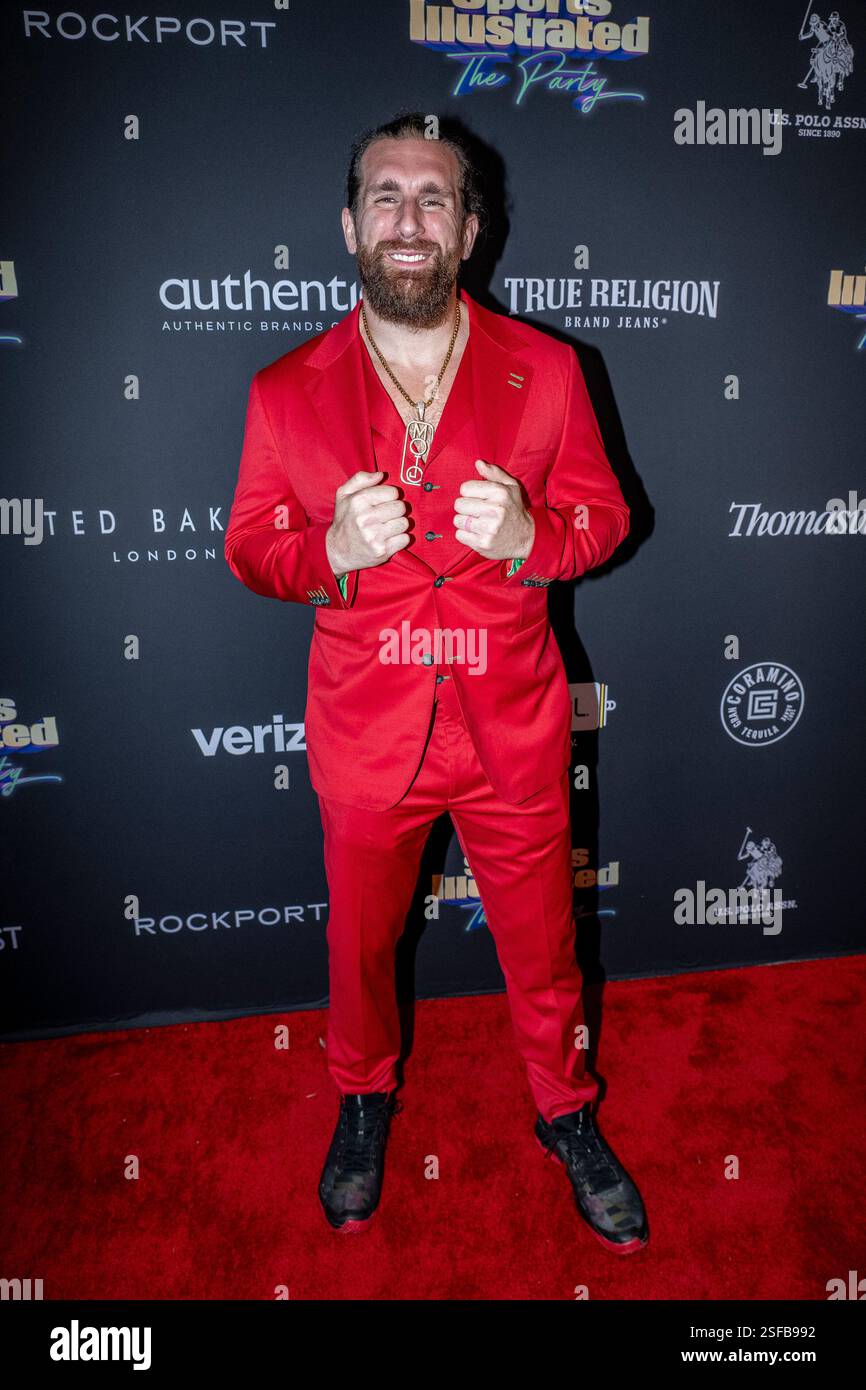 Mojo attends the Sports Illustrated Super Bowl party on Saturday, Feb ...