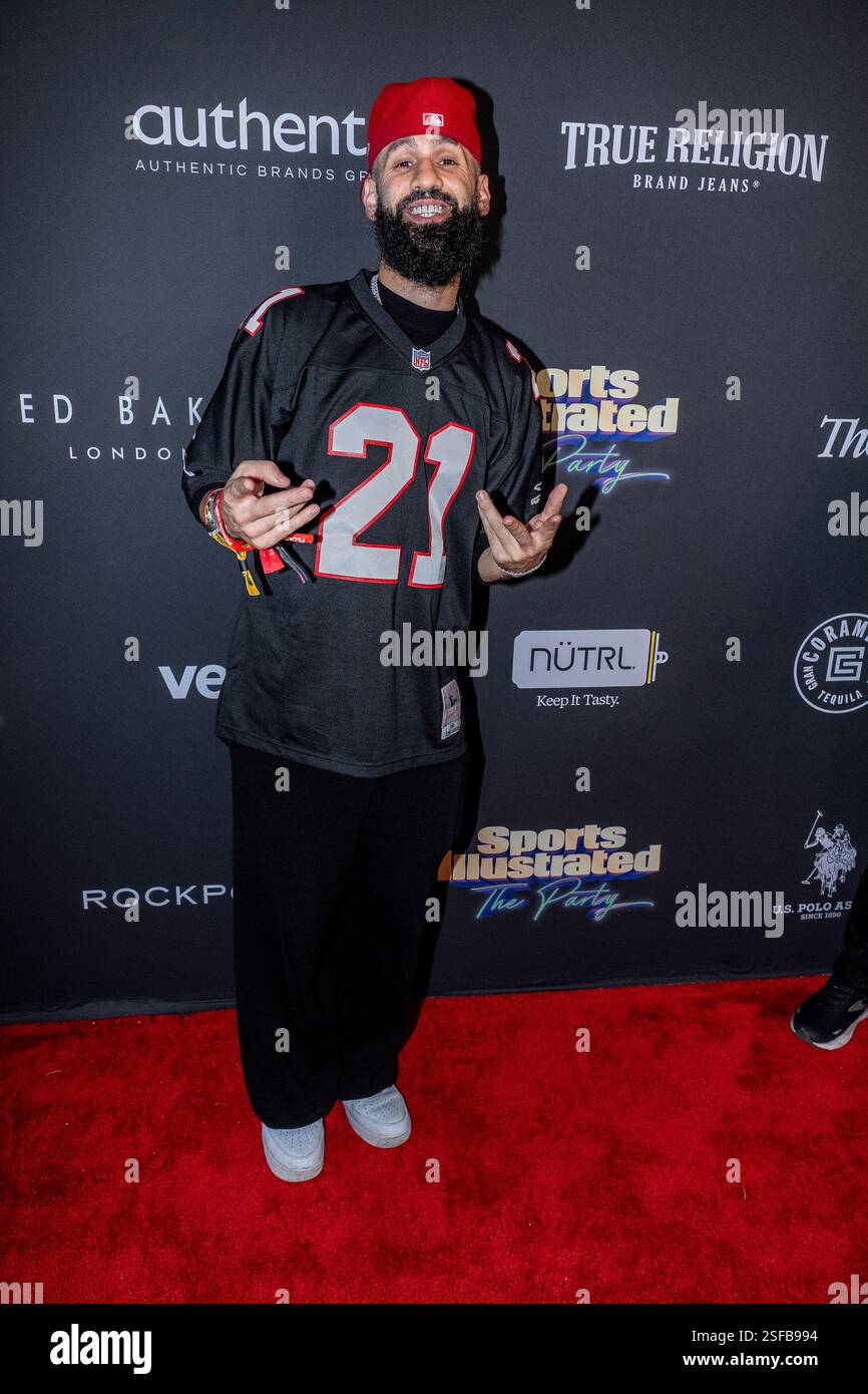 Dan Rue attends the Sports Illustrated Super Bowl party on Saturday ...
