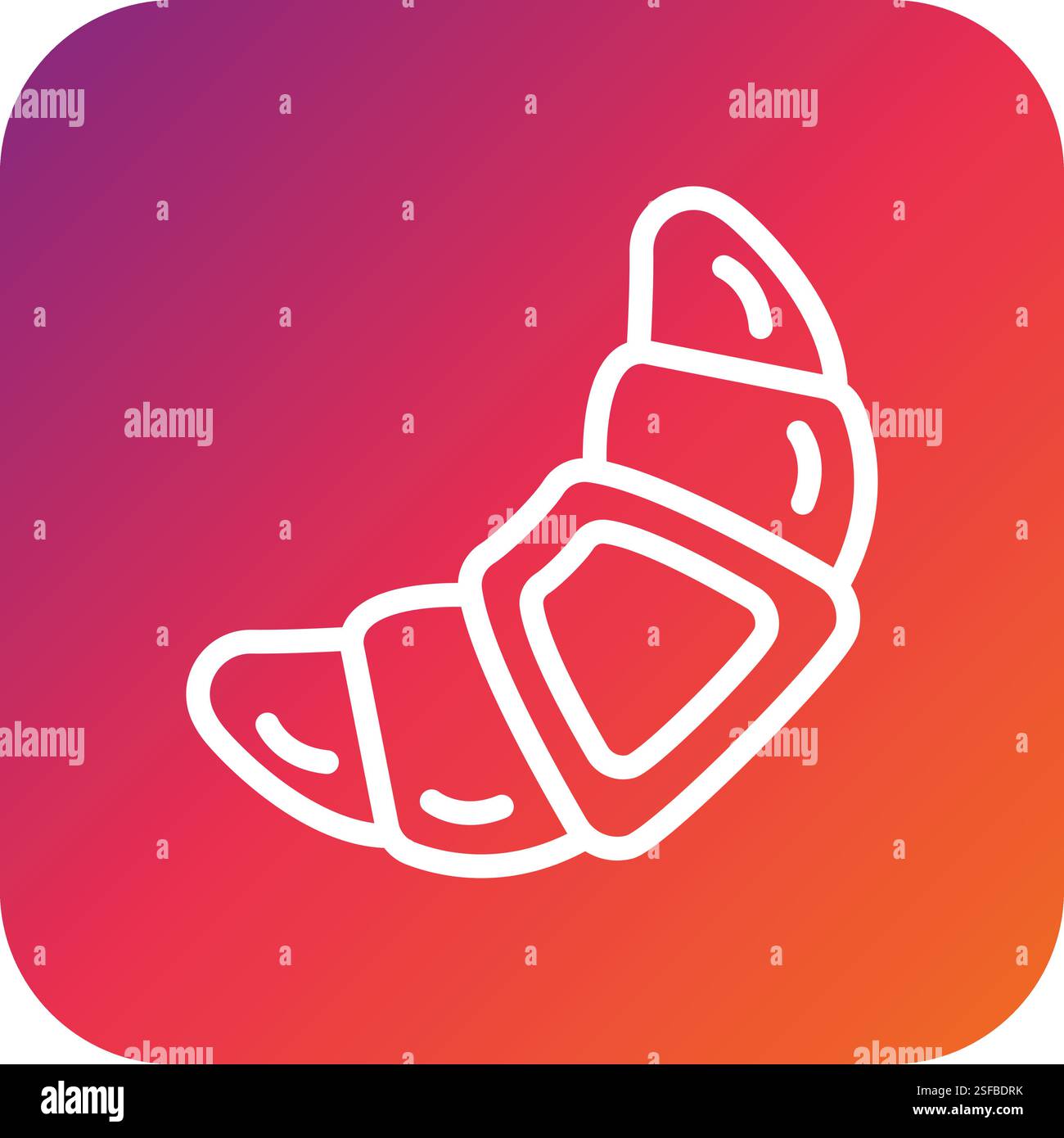 Isolated croissant design Stock Vector Images - Alamy