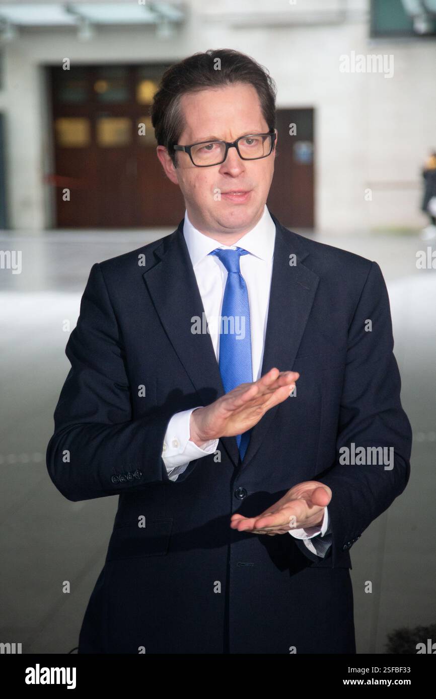 London, England, UK. 9th Feb, 2025. Shadow Chancellor of the Duchy of ...