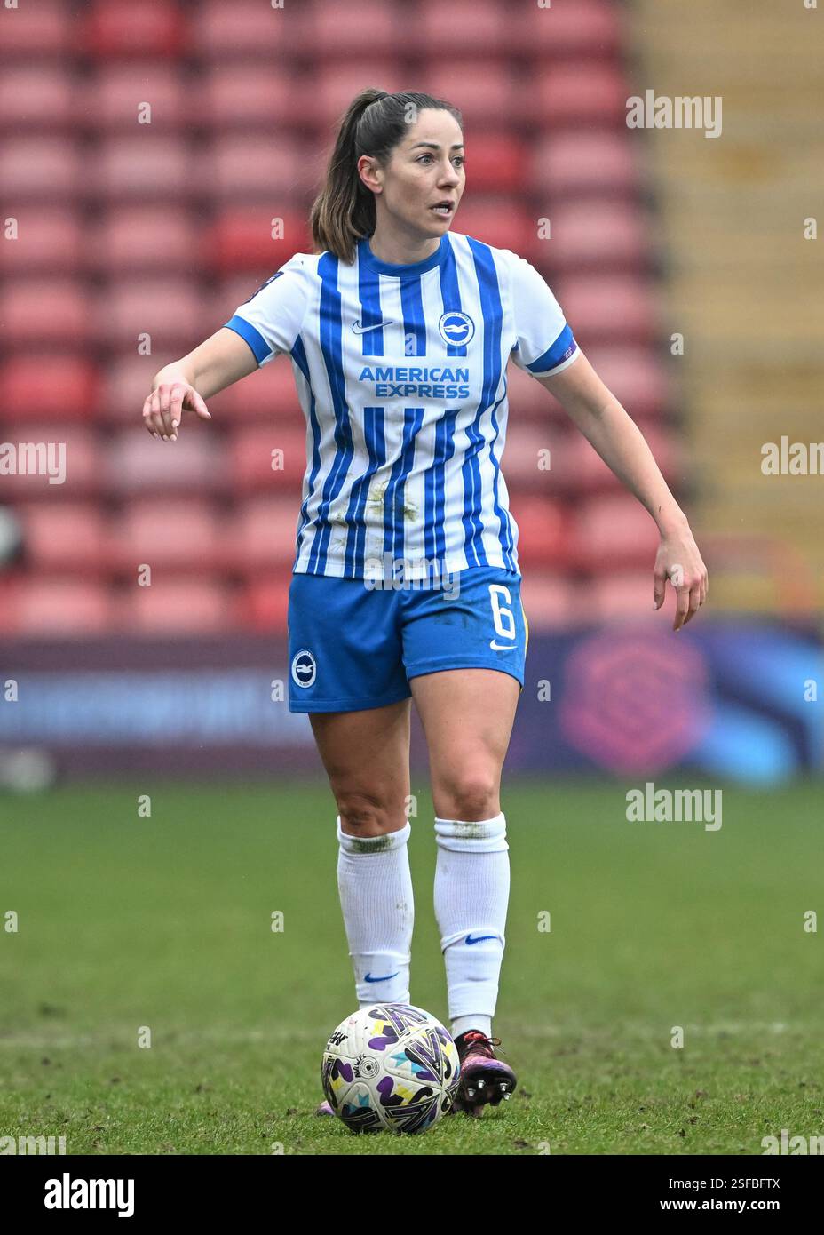 Brighton and Hove Albion's Vicky Losada during the Adobe Women's FA Cup ...