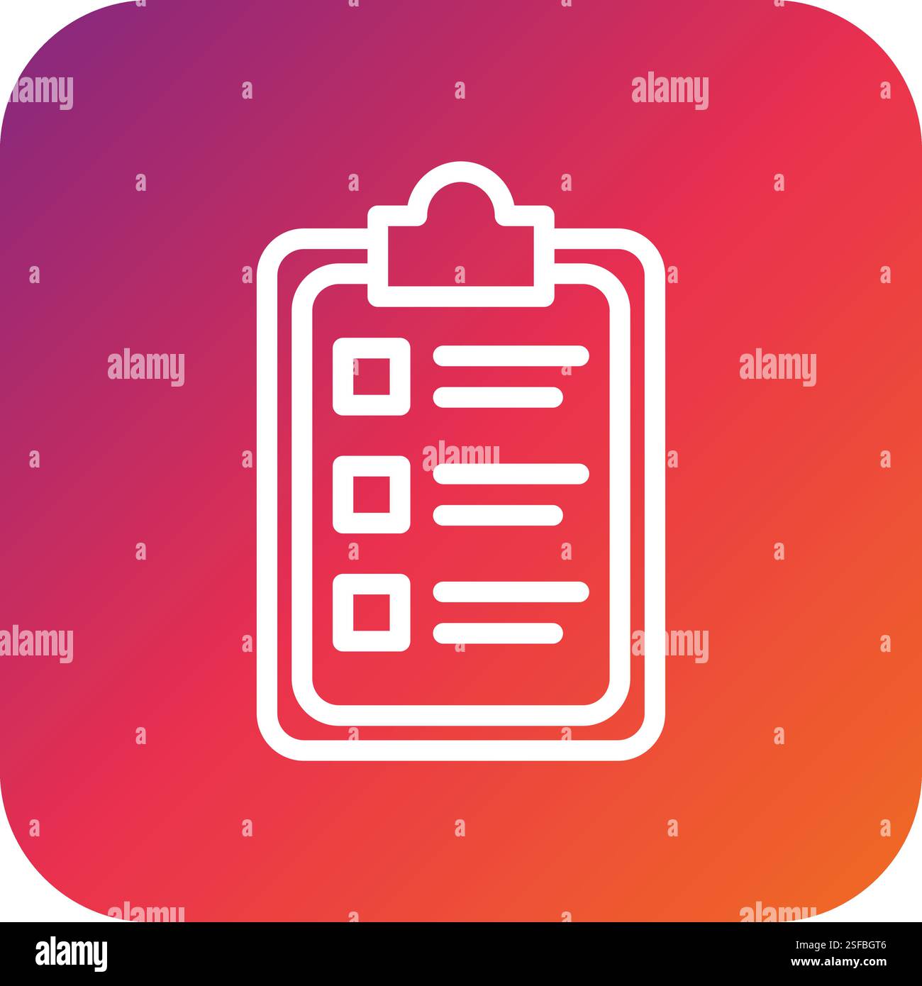 Clipboard Vector Icon Design Illustration Stock Vector Image & Art - Alamy