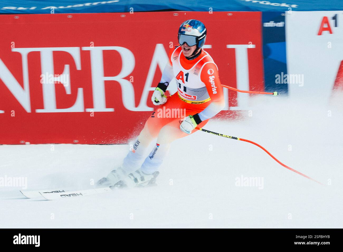 Saalbach Hinterglemm, Austria. 09th Feb, 2025. Alpine Skiing: World ...