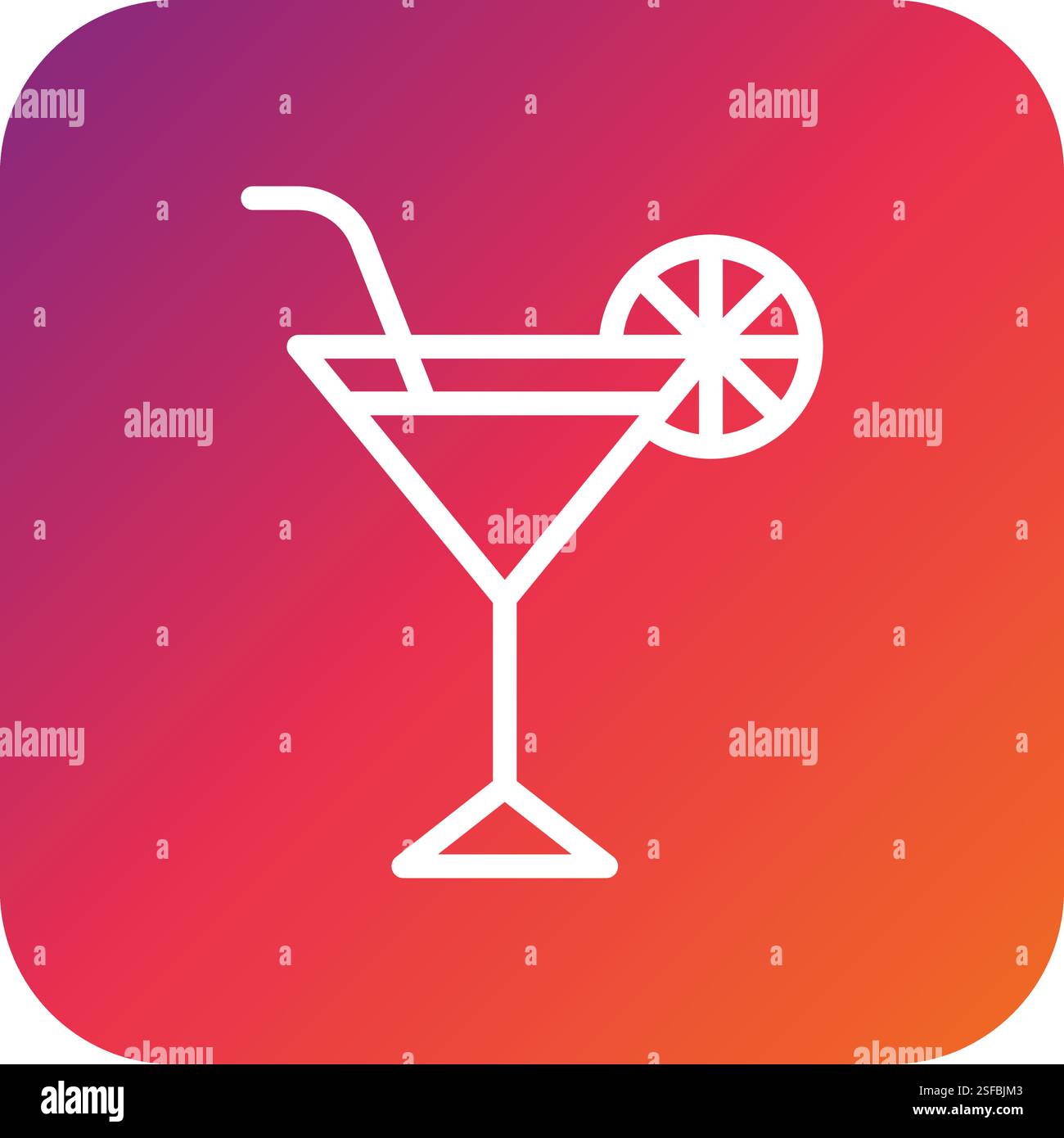 Martini web icon Stock Vector Images - Alamy