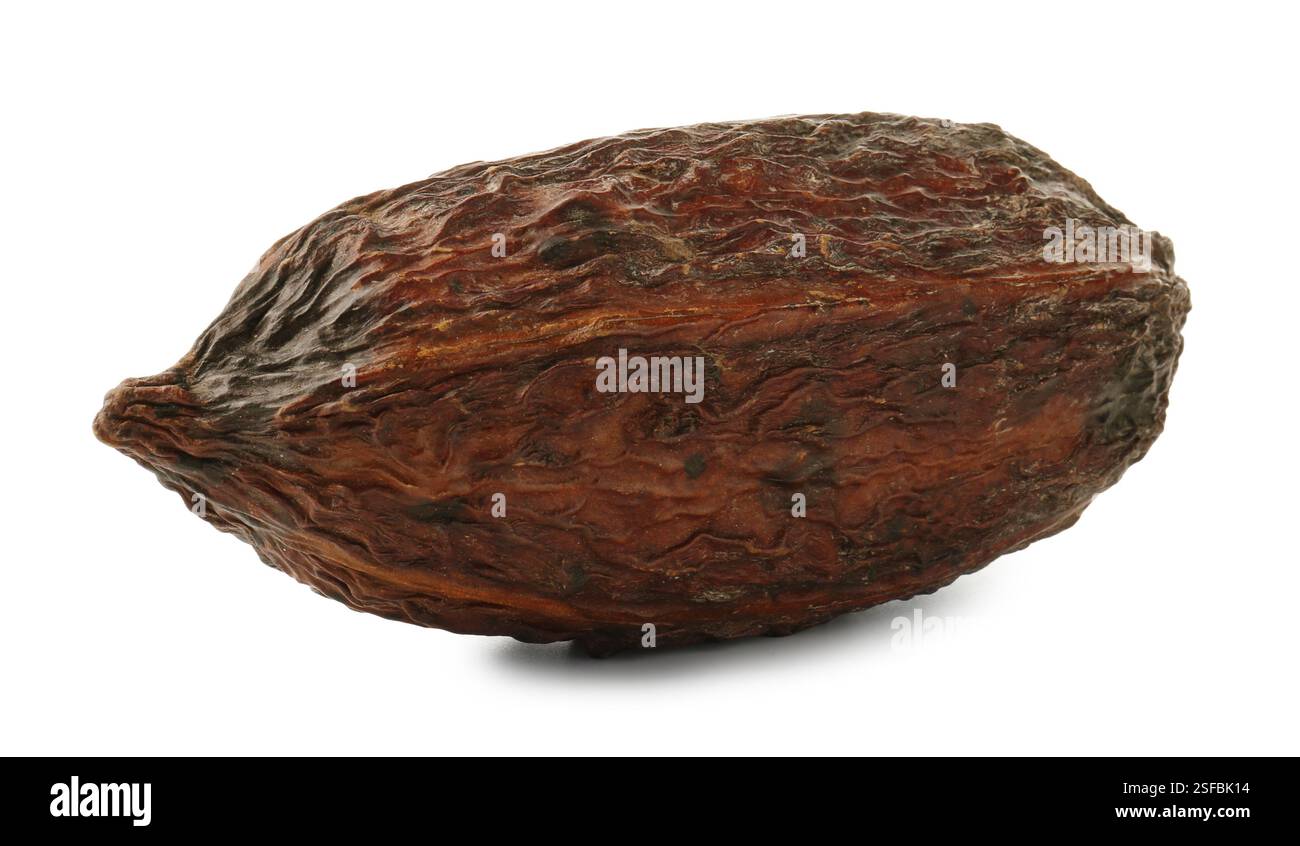 Whole tropical cocoa pod isolated on white Stock Photo - Alamy