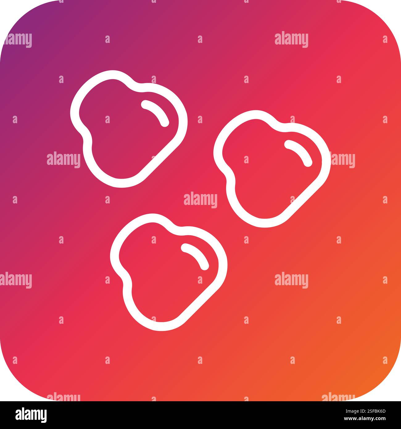 Puffs Vector Icon Design Illustration Stock Vector Image & Art - Alamy