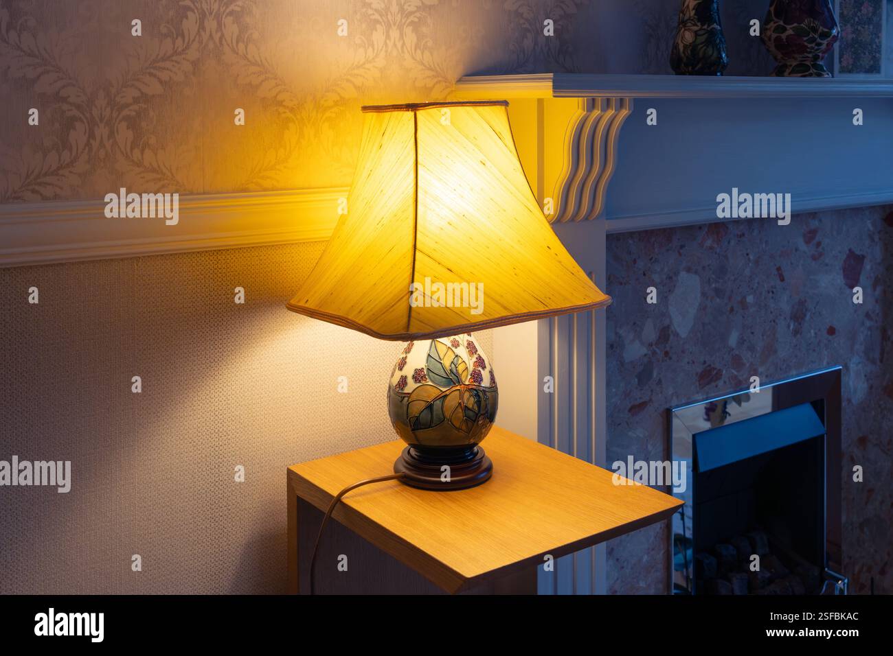 Moorcroft lamp hi-res stock photography and images - Alamy