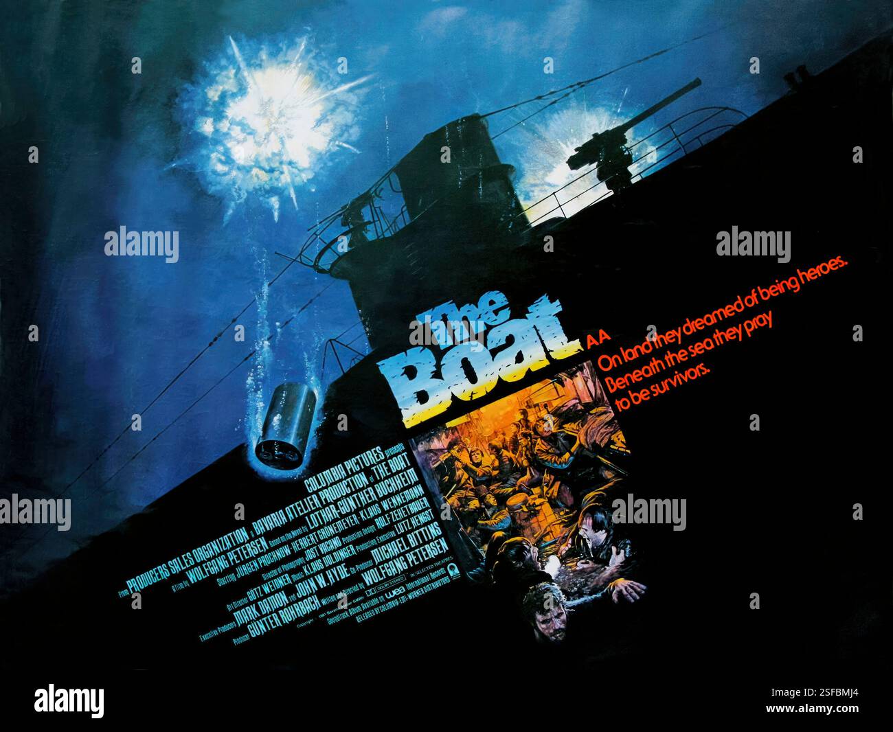 THE BOAT (1981) -Original title: DAS BOOT-, directed by WOLFGANG ...