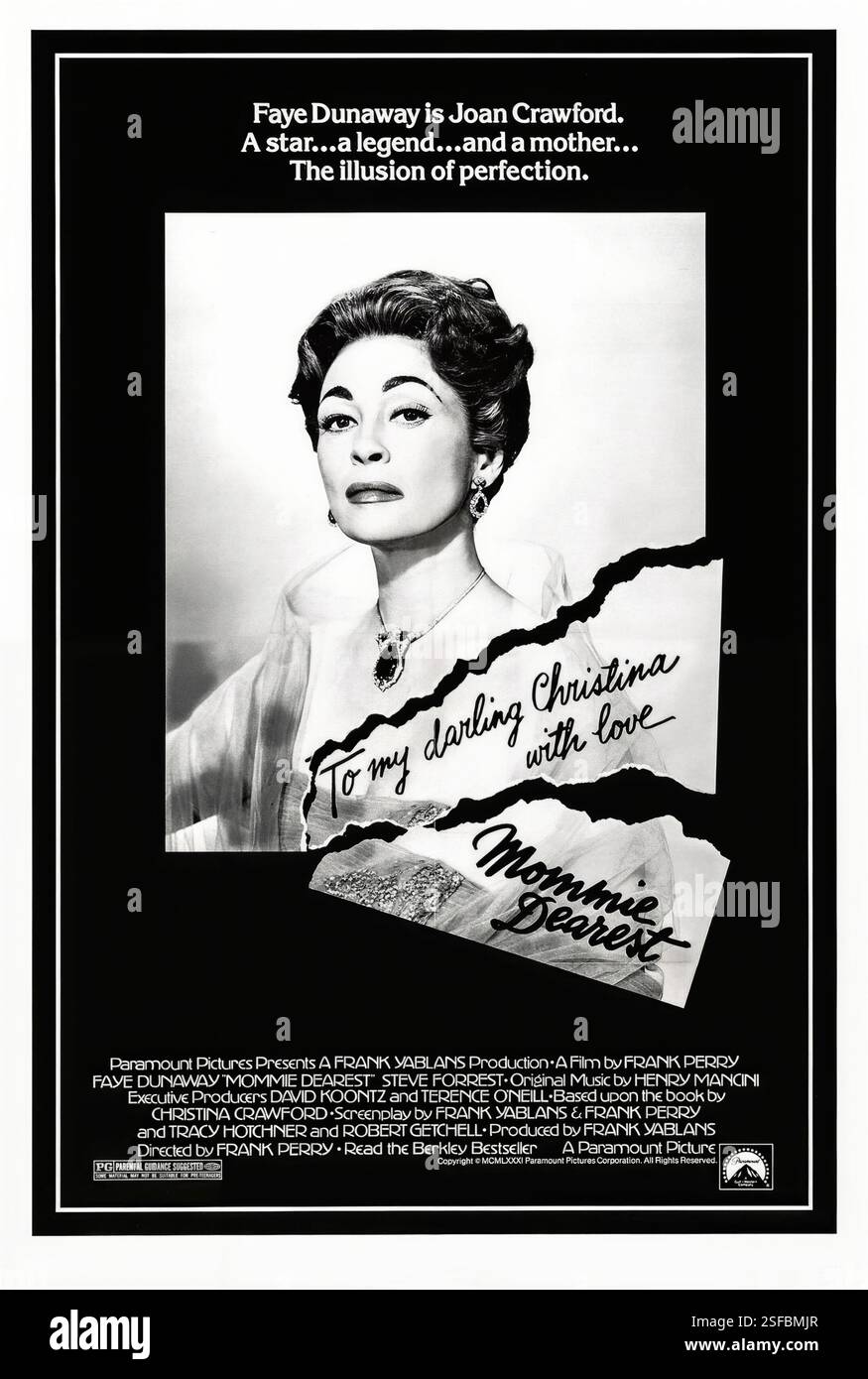 FAYE DUNAWAY in MOMMIE DEAREST (1981), directed by FRANK PERRY. Credit: PARAMOUNT PICTURES ...