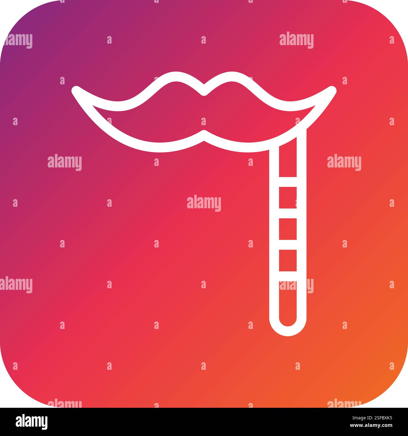 Mustache design set hi-res stock photography and images - Alamy