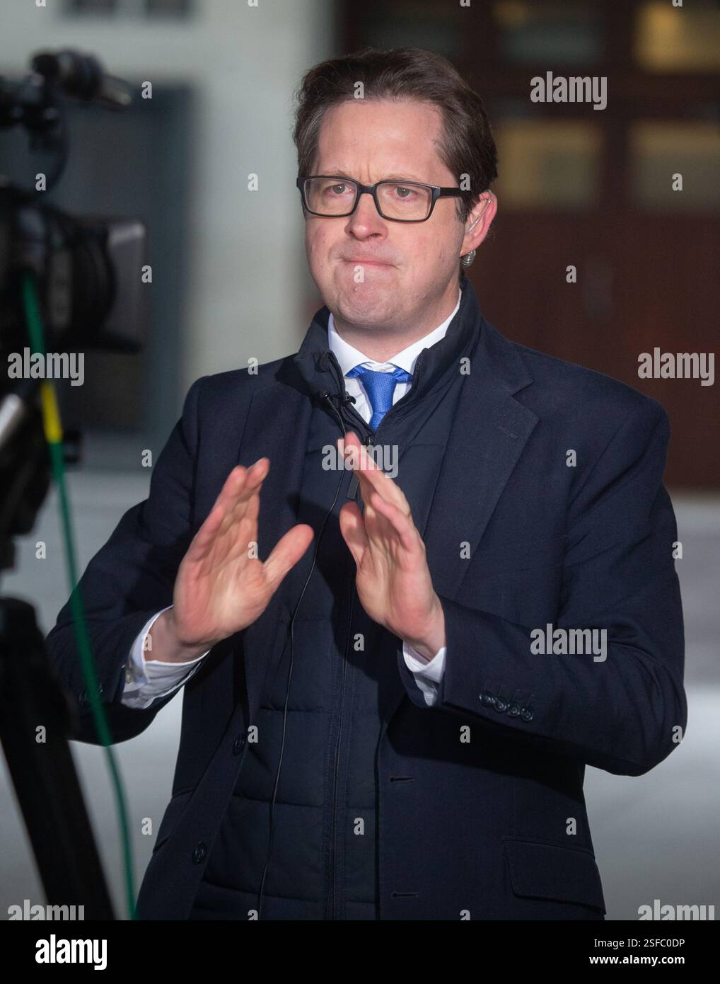London, England, UK. 9th Feb, 2025. Shadow Chancellor of the Duchy of ...