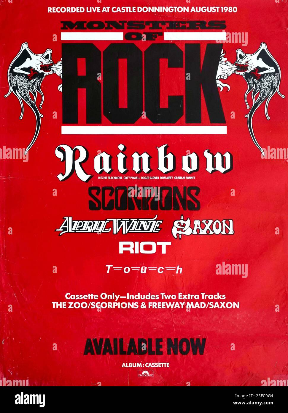 Polydor Records in store display poster for the compilation album