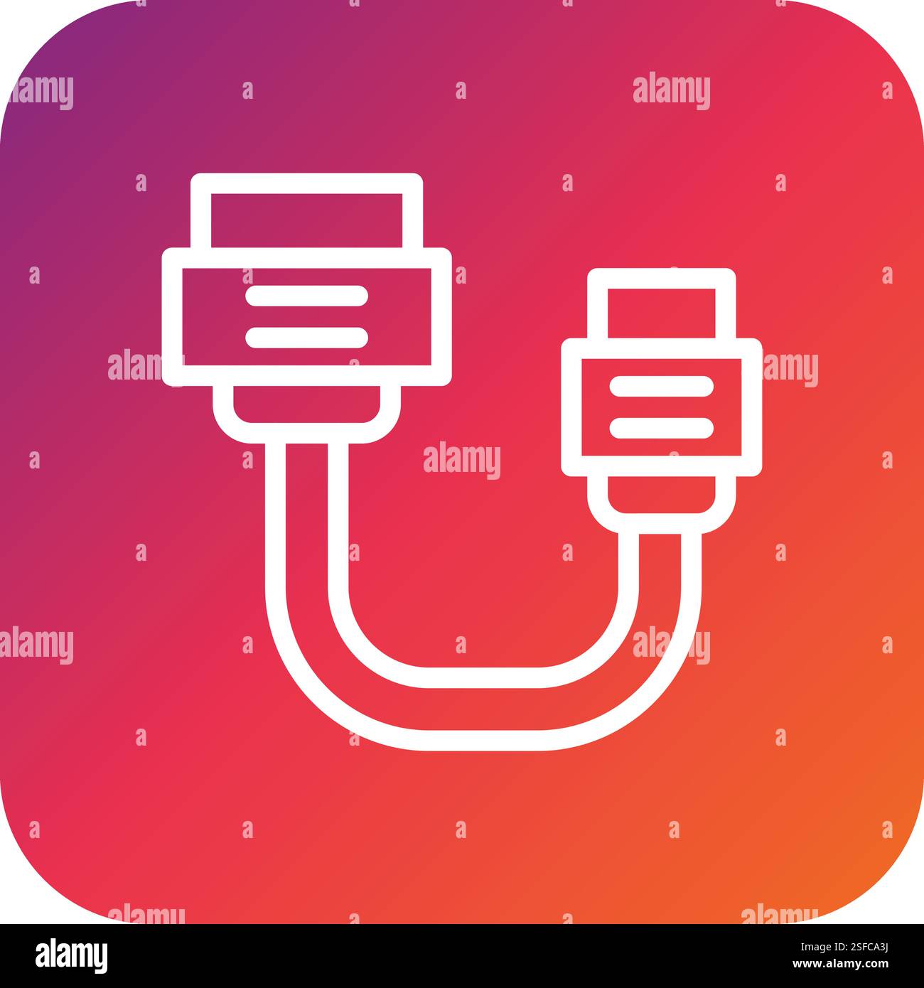 Sata Cable Vector Icon Design Illustration Stock Vector Image & Art - Alamy