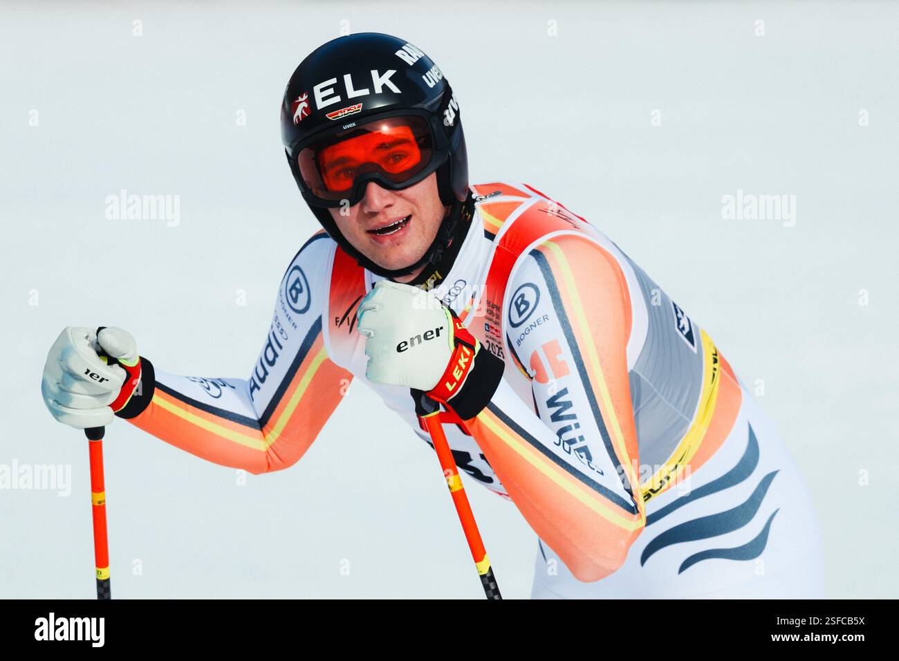 Saalbach Hinterglemm, Austria. 09th Feb, 2025. Alpine Skiing: World ...