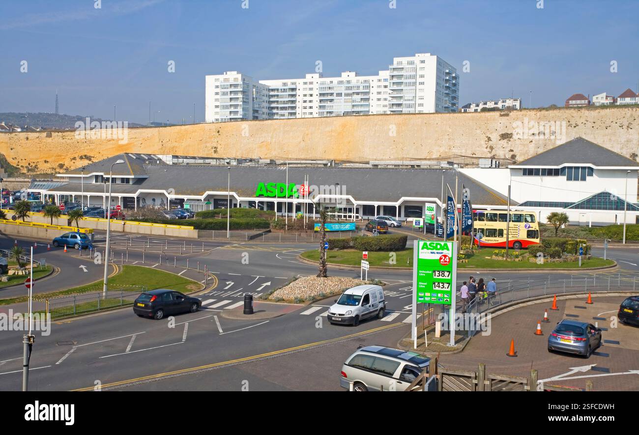 the large asda supermarket at brighton marina on the sussex coast Stock ...