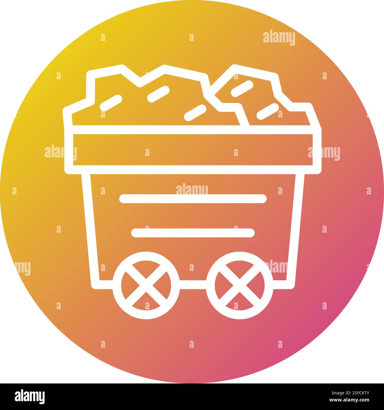 Mining icon set flat Stock Vector Images - Alamy