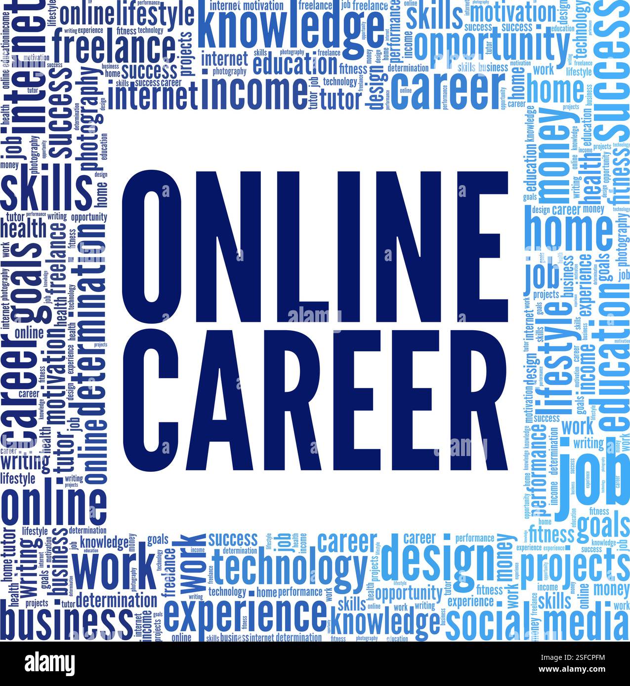 Online Career word cloud conceptual design isolated on white background Stock Vector Image & Art ...