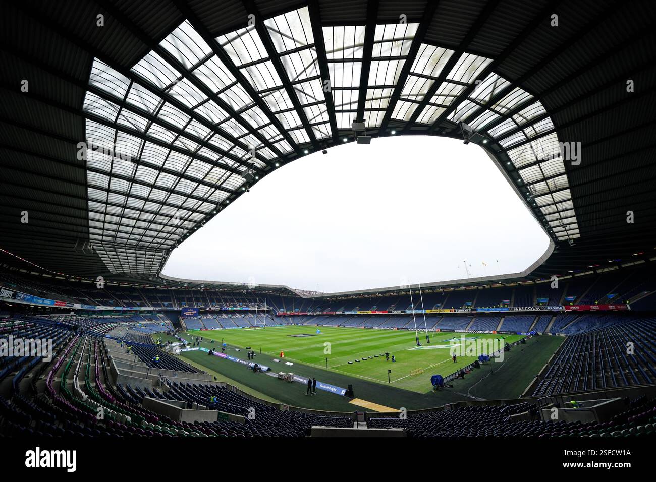 A general view inside of the stadium before the Guinness Men's Six ...