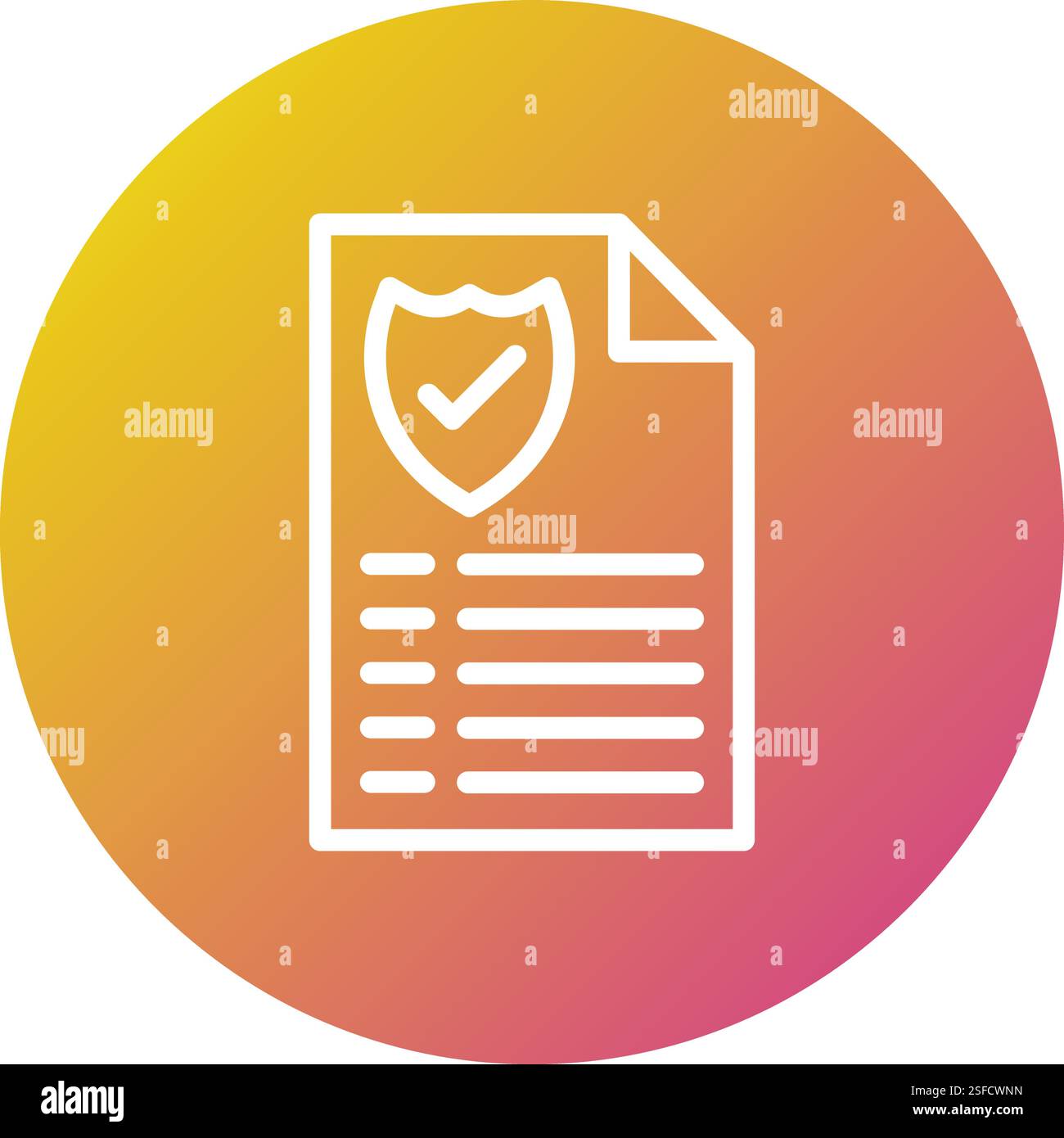 Official document vector vectors Cut Out Stock Images & Pictures - Alamy