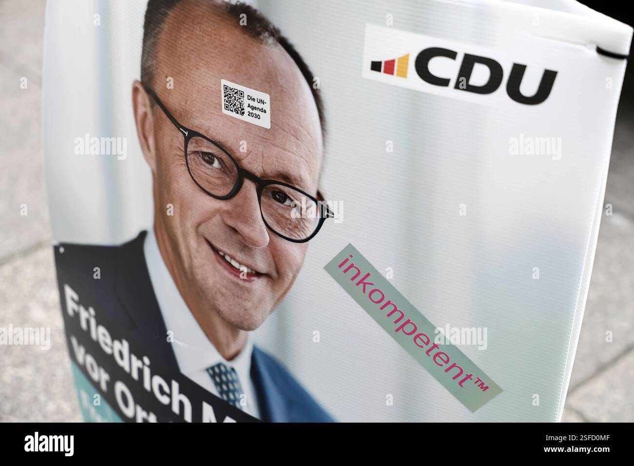 Wahlplakate 05.02.2025, Erfurt, Wahlplakate zur Bundestagswahl / Wahl ...