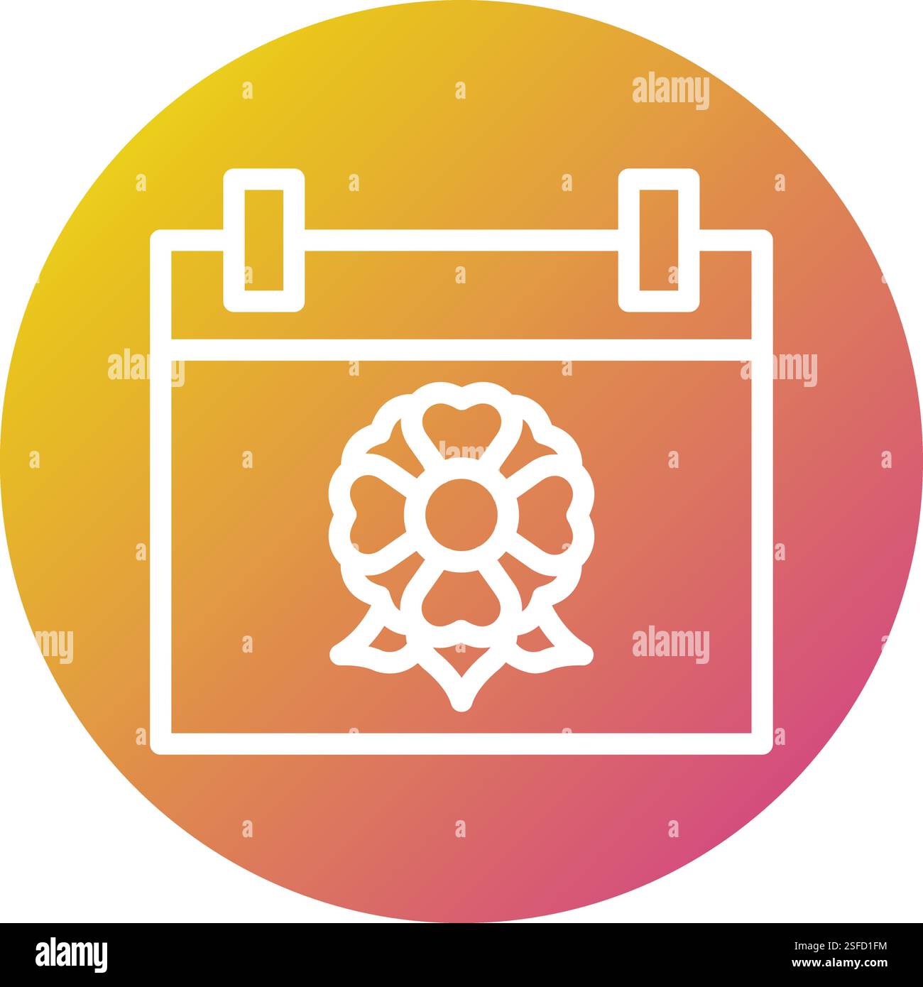 Calendar Vector Icon Design Illustration Stock Vector Image & Art - Alamy